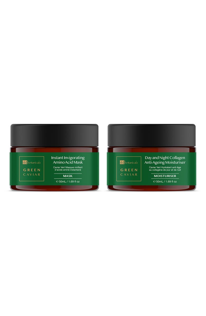 DR BOTANICALS Anti-Aging Green Caviar Moisturizer & Mask Set ...