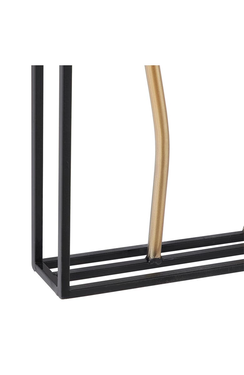 WILLOW ROW Goldtone Metal Branch Tree Wall Decor with Black Frame - Set ...