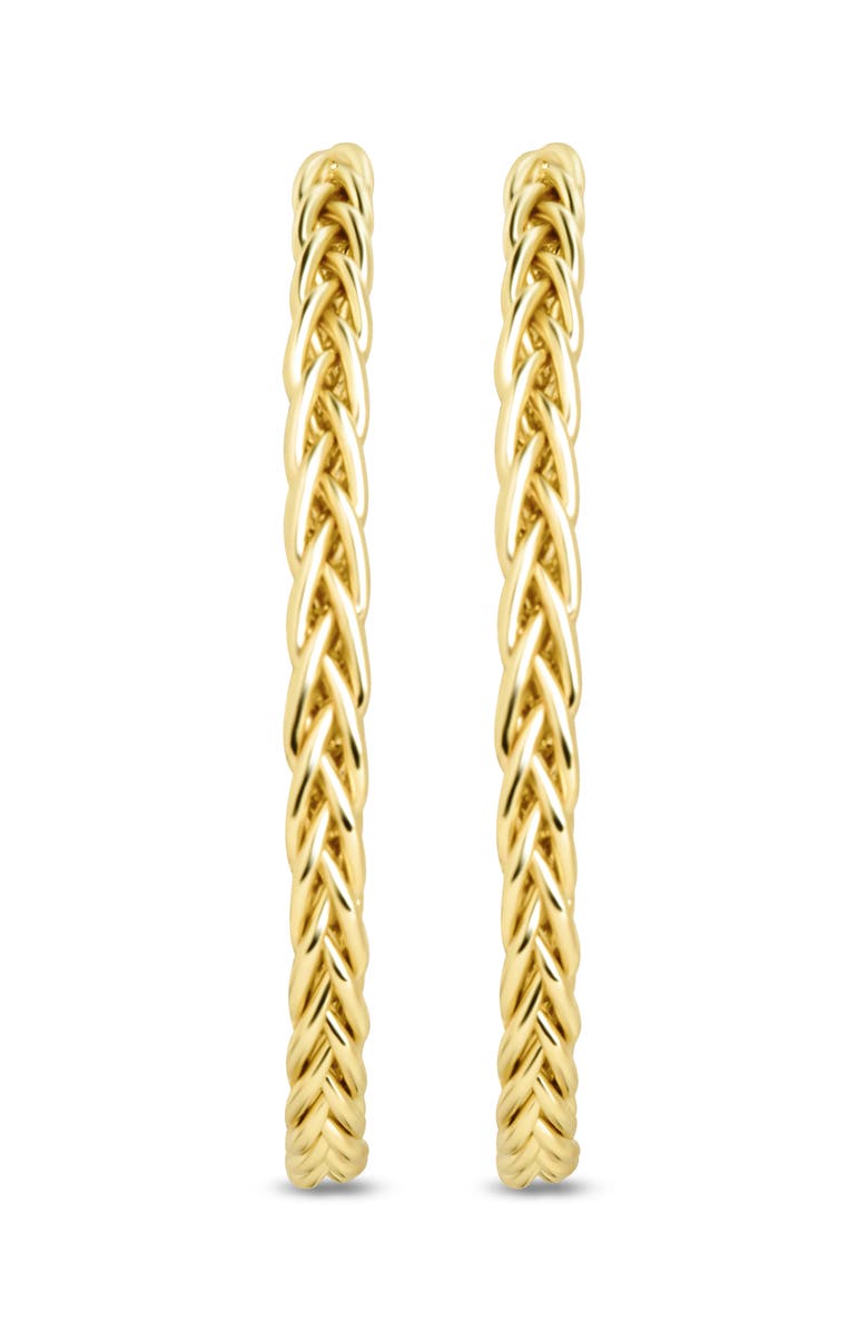 Sterling Forever Adeline Braided Hoop Earrings | Nordstromrack