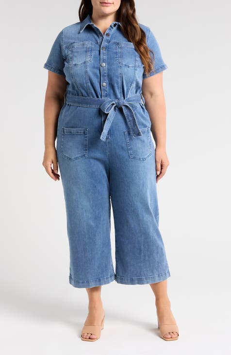 Denim Plus-Size Jumpsuits & Rompers | Nordstrom