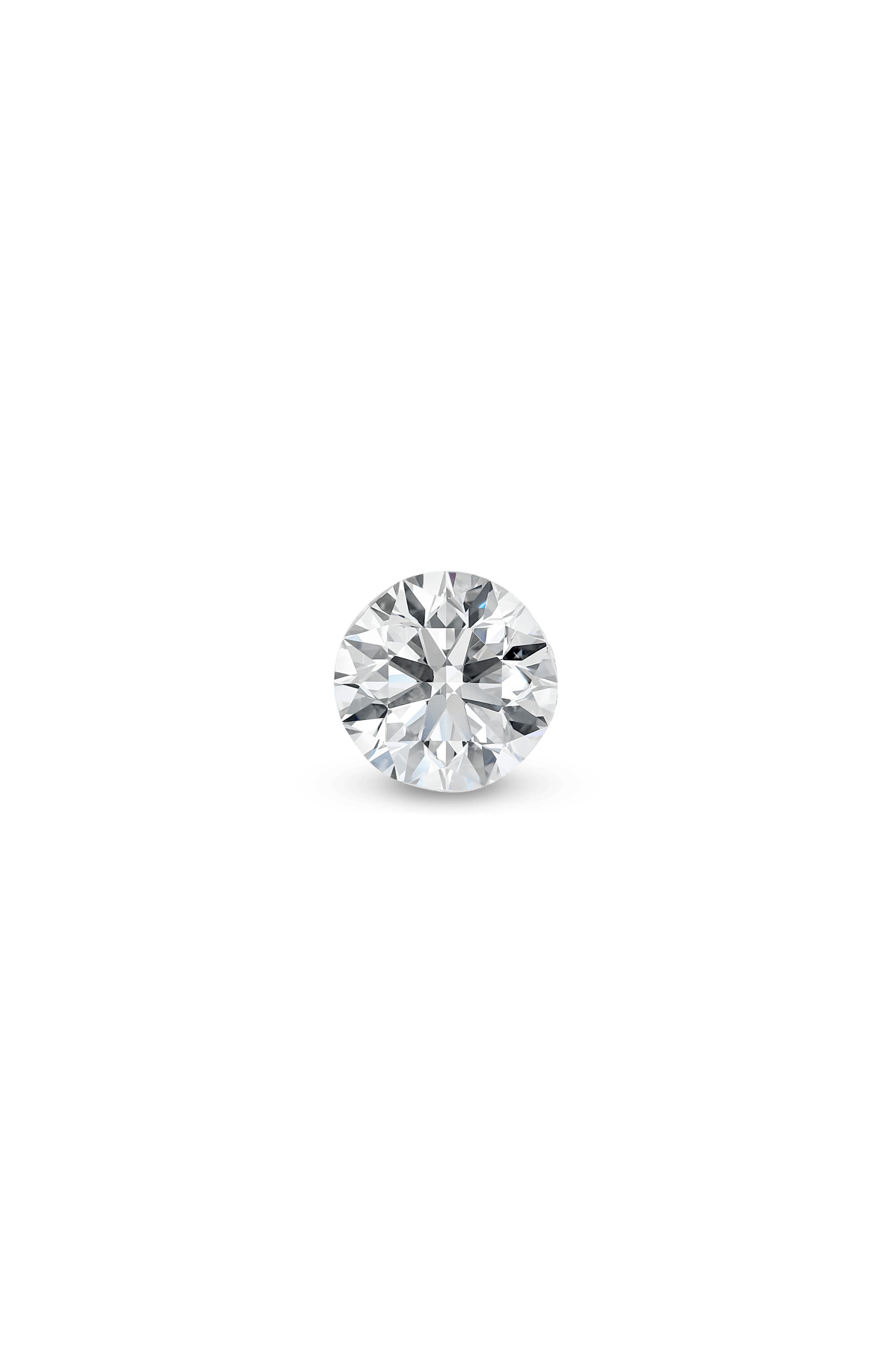MARIA TASH Invisible Diamond Threaded Stud Earring | Nordstrom