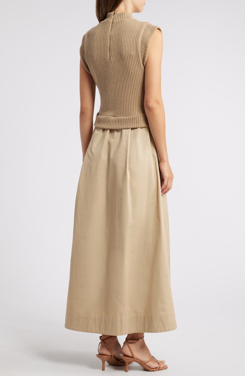 Du Paradis Natalie Mixed Media Maxi Dress | Nordstromrack