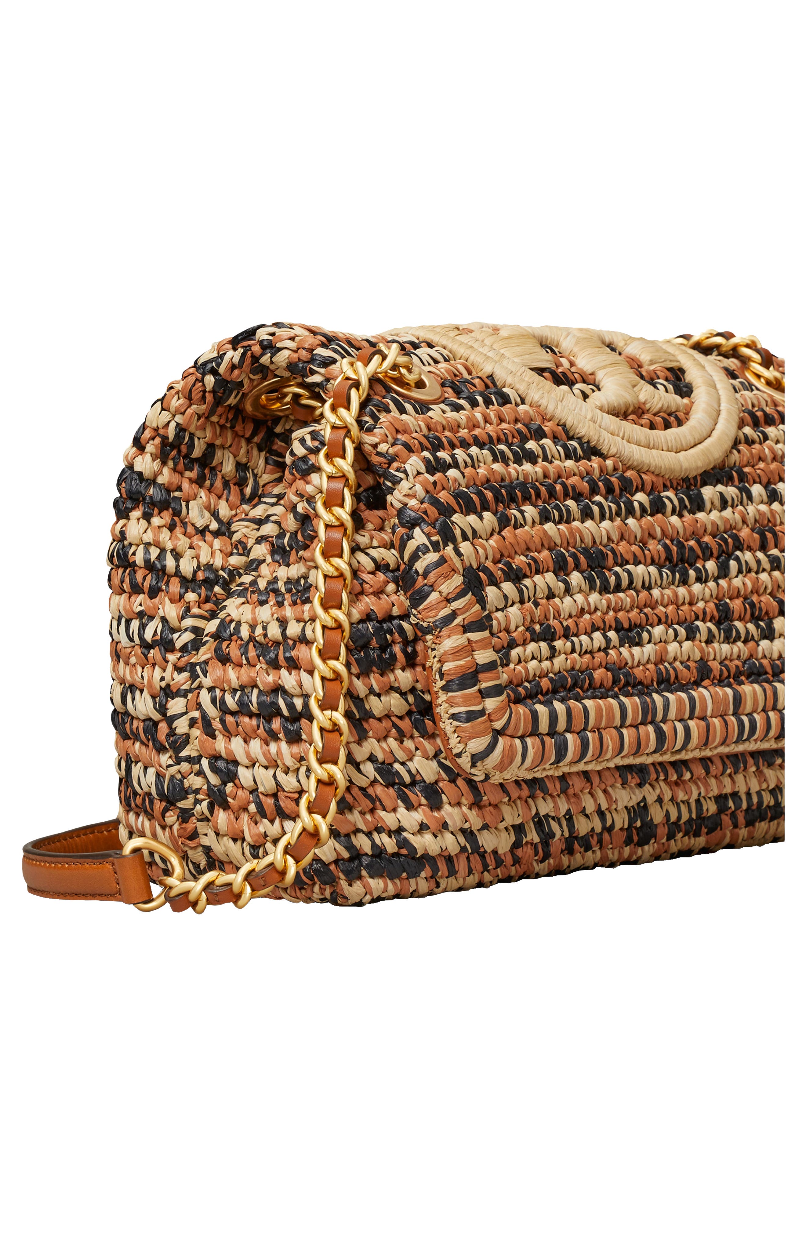 Tory Burch Fleming Raffia Crossbody Bag | Nordstromrack