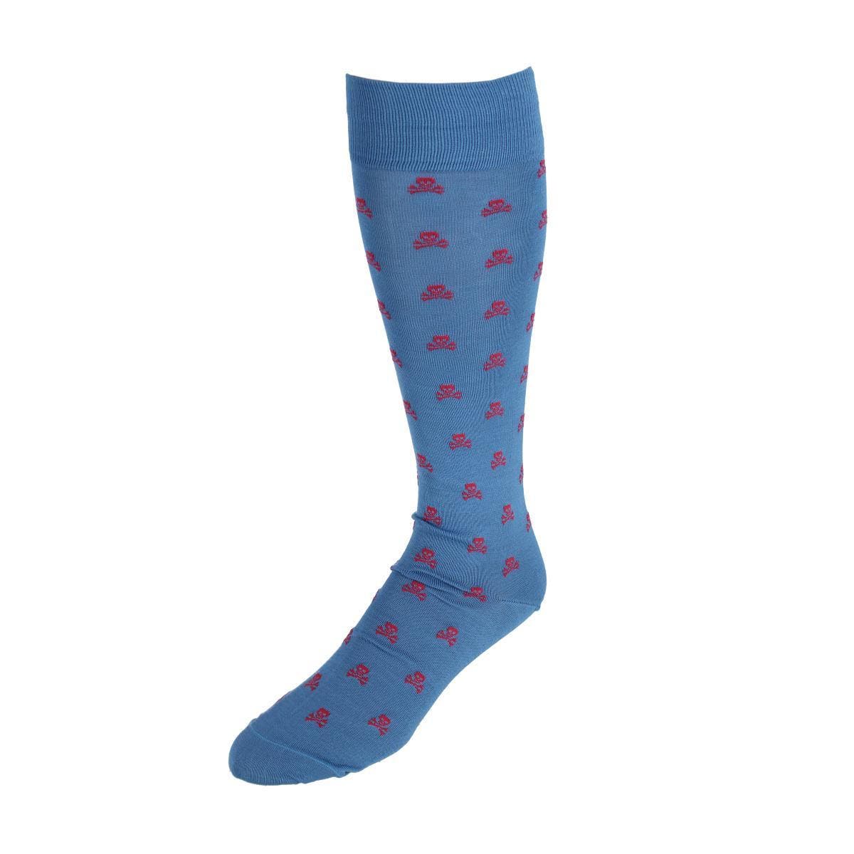 Pirate's Skull & Crossbones Pima Cotton Over The Calf Novelty Dress ...