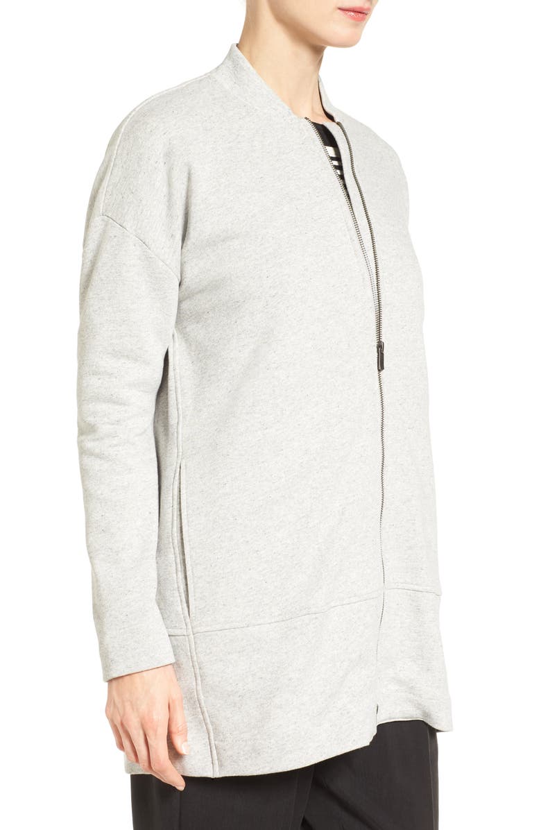Eileen Fisher Brushed Back French Terry Jacket | Nordstrom