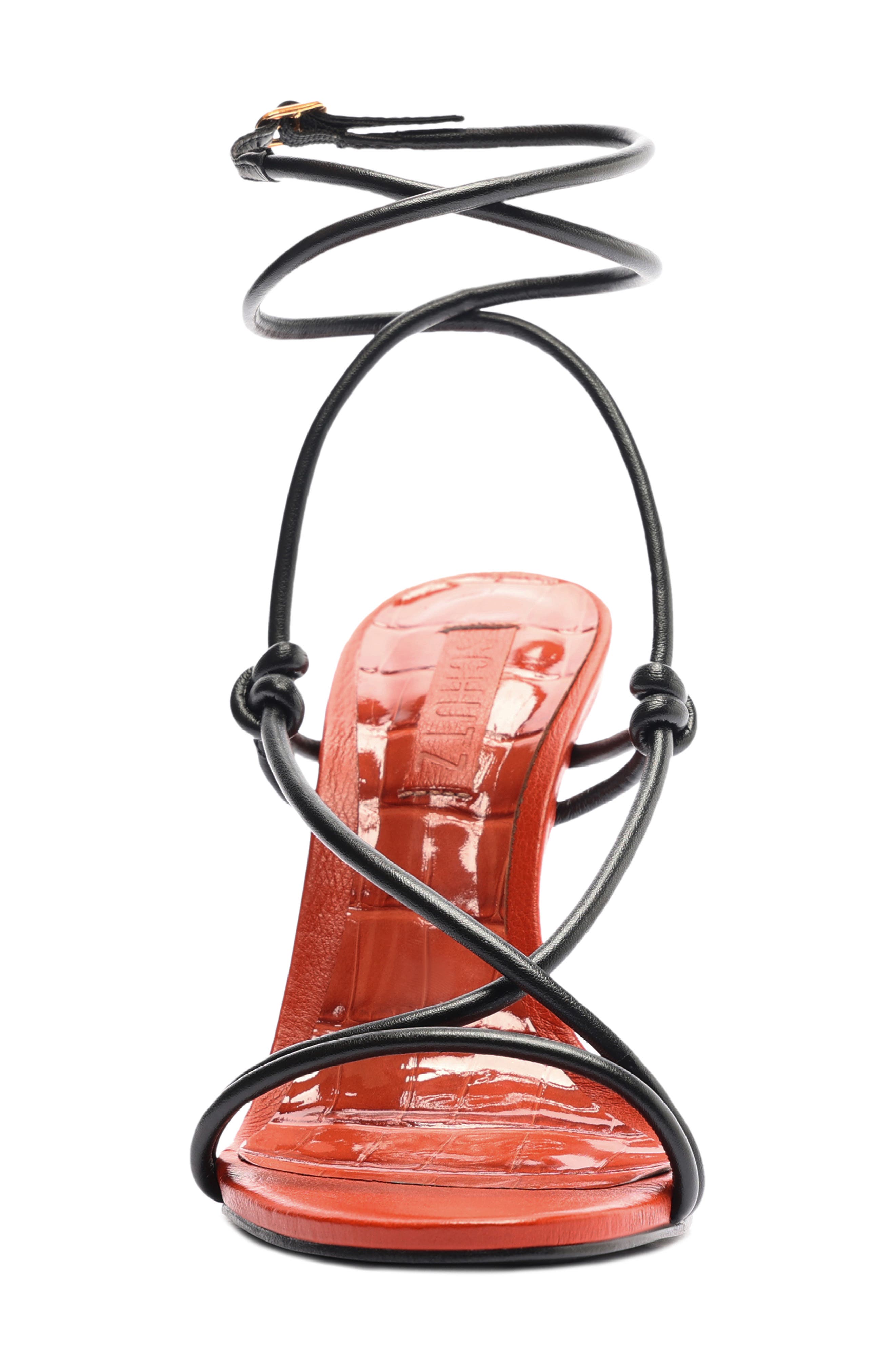 Schutz Malta Ankle Wrap Sandal (Women) | Nordstrom