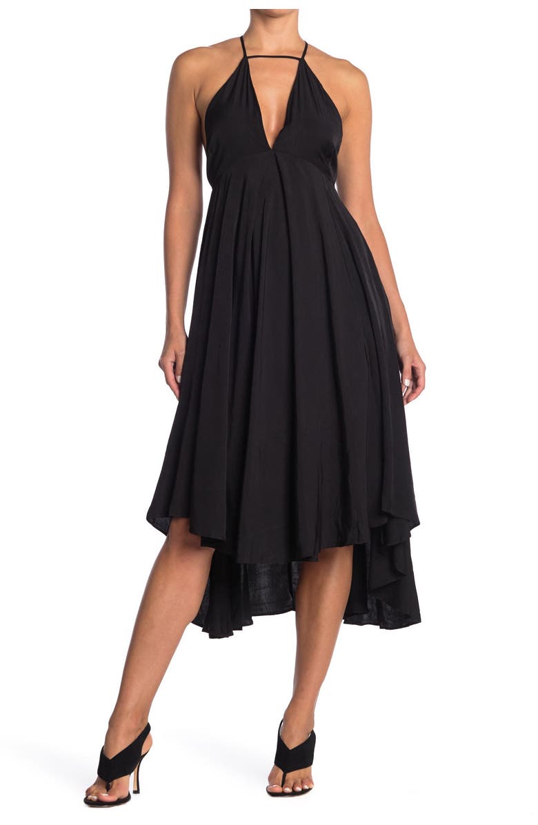 Do + Be Collection Keyhole V-Neck Midi Dress | Nordstromrack