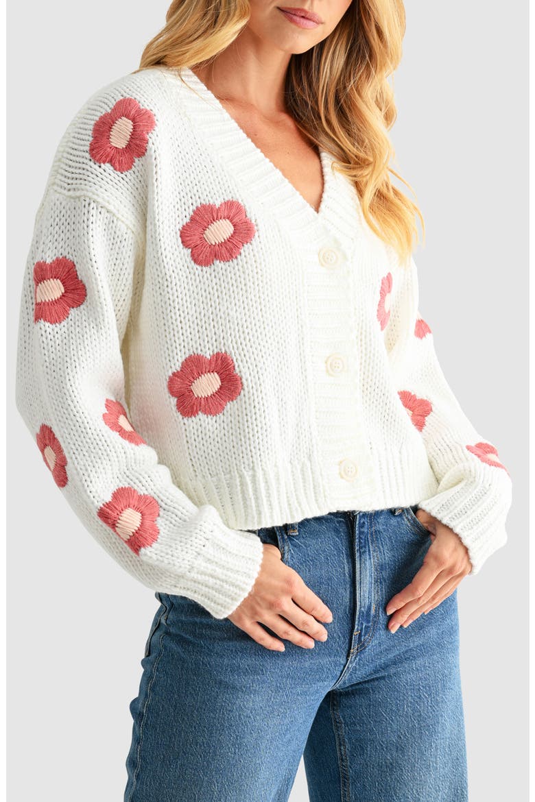 Floral Embroidered Cardigan (Women) | Nordstrom