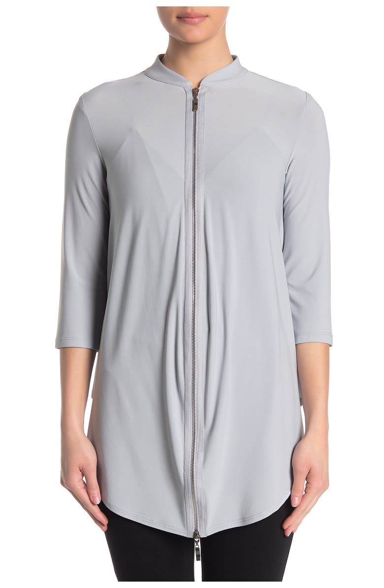 Joseph Ribkoff Zippered Mandarin Collar Top | Nordstromrack