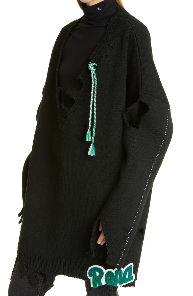 Raf Simons Archive Redux AW '16 Oversize Destroyed Sweater | Nordstrom