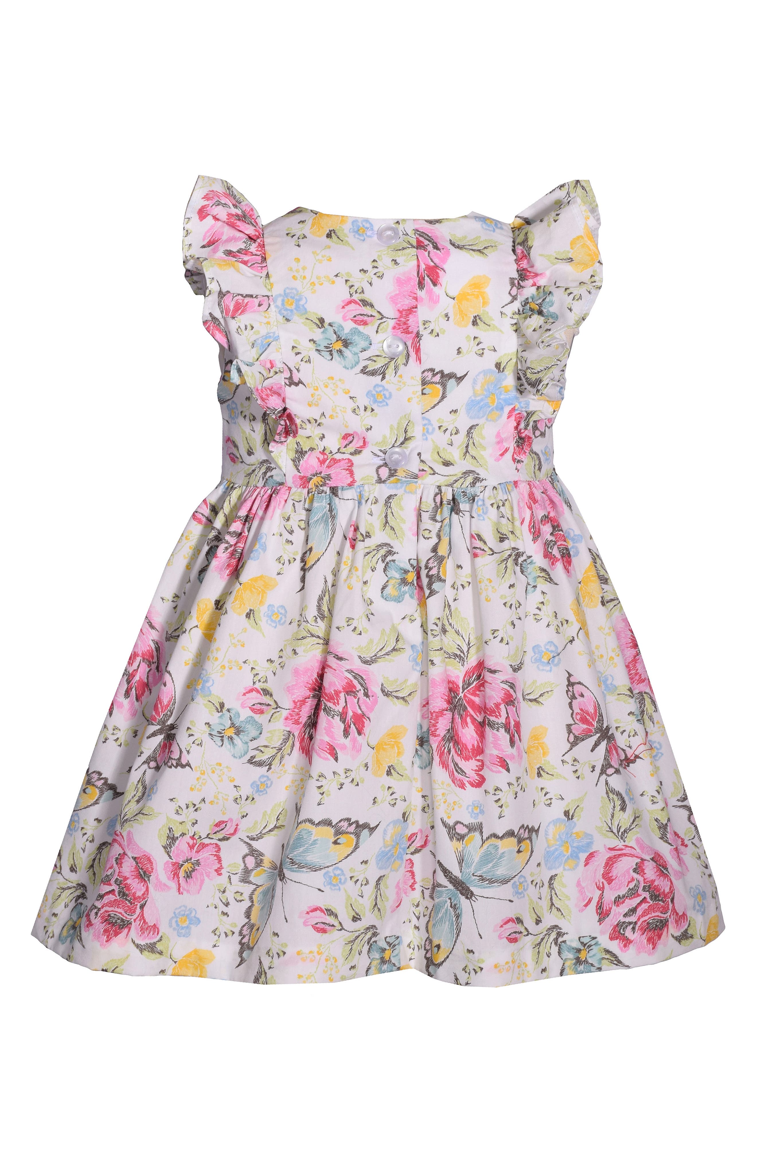 Iris & Ivy Flutter Sleeve Poplin Empire Waist Dress | Nordstromrack