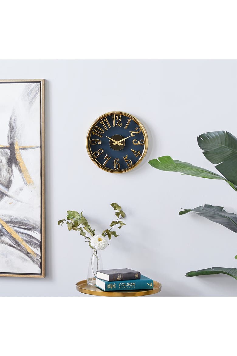 Blue Aluminum Coastal Wall Clock | Nordstromrack