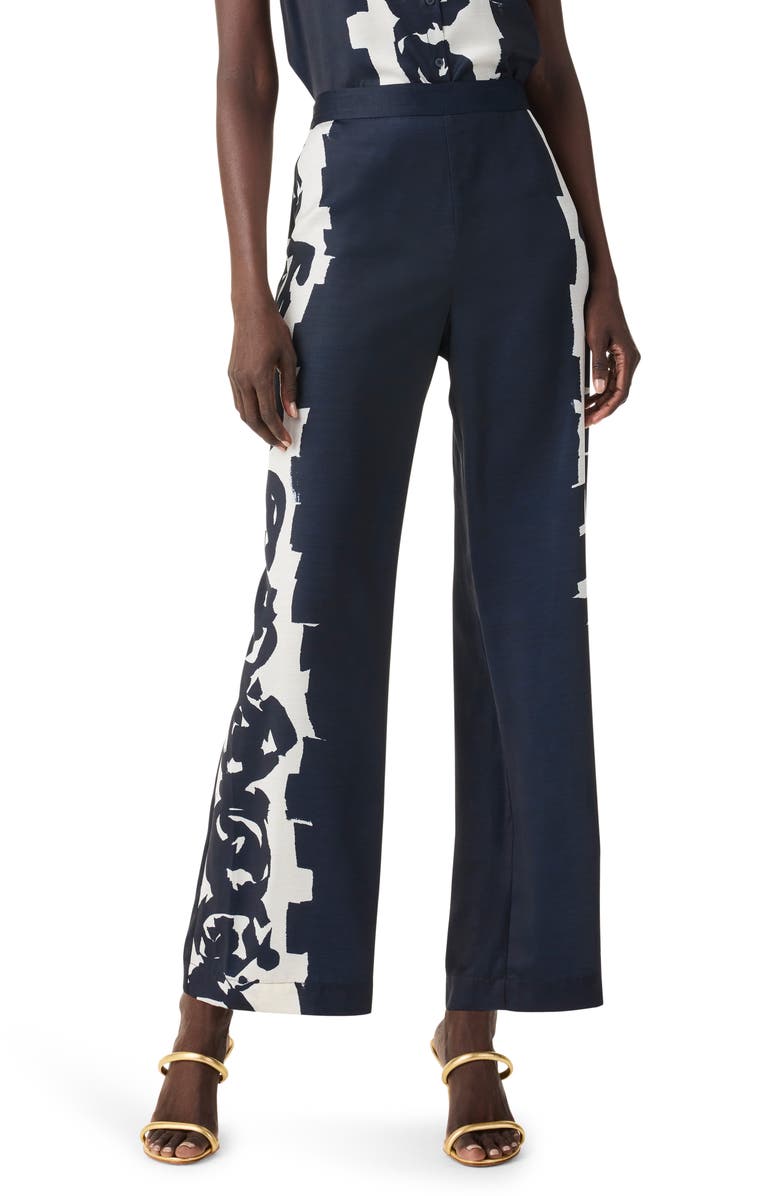 NIC+ZOE Rose Bloom Wide Leg Pants | Nordstromrack