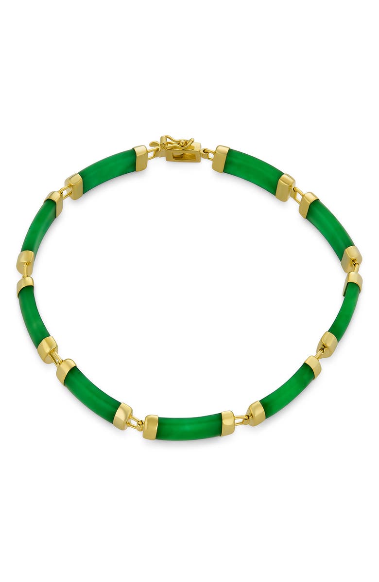 BLING JEWELRY Jade Contoured Bracelet | Nordstromrack