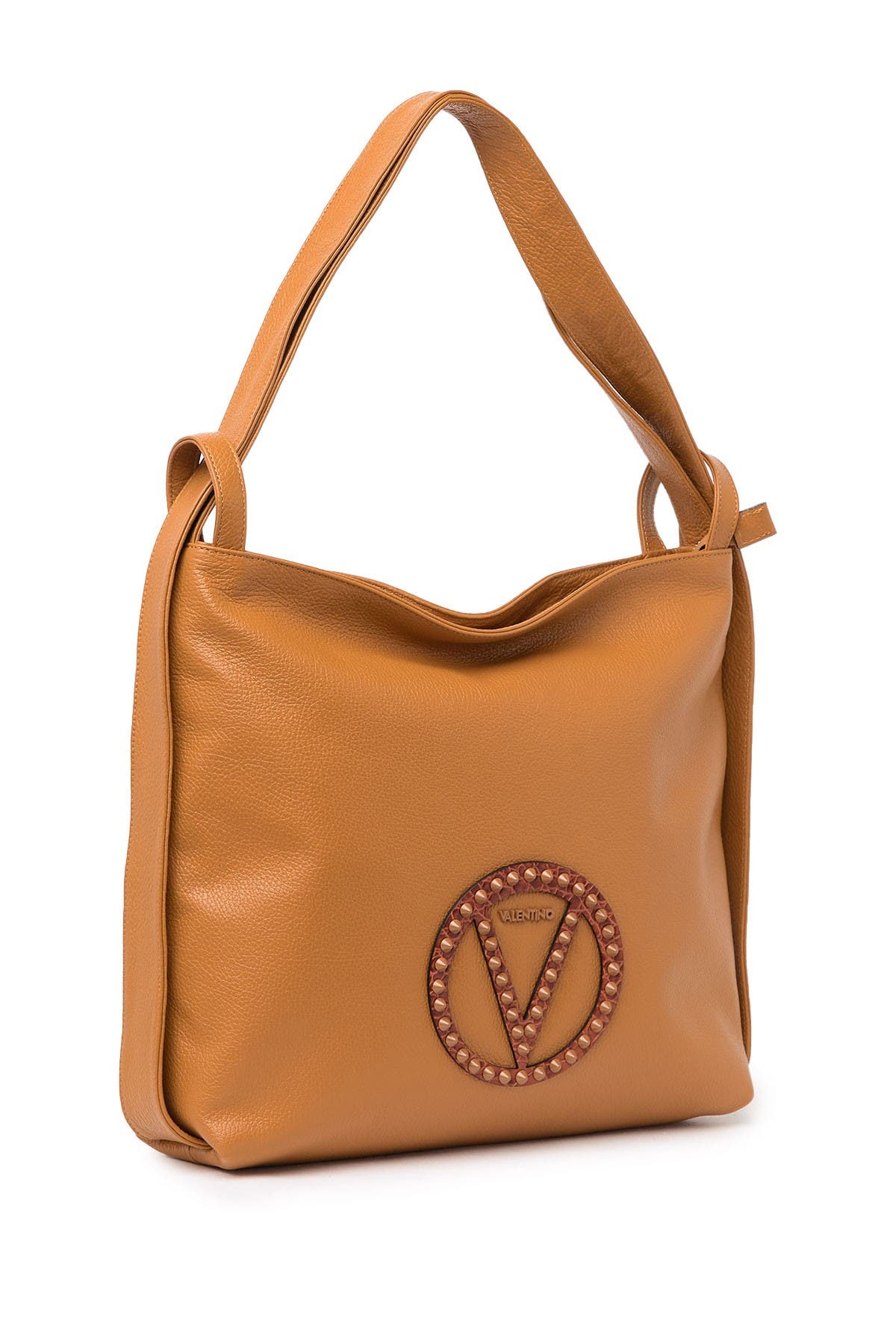 VALENTINO BY MARIO VALENTINO Leopold Rock Studded Leather Shoulder Bag ...