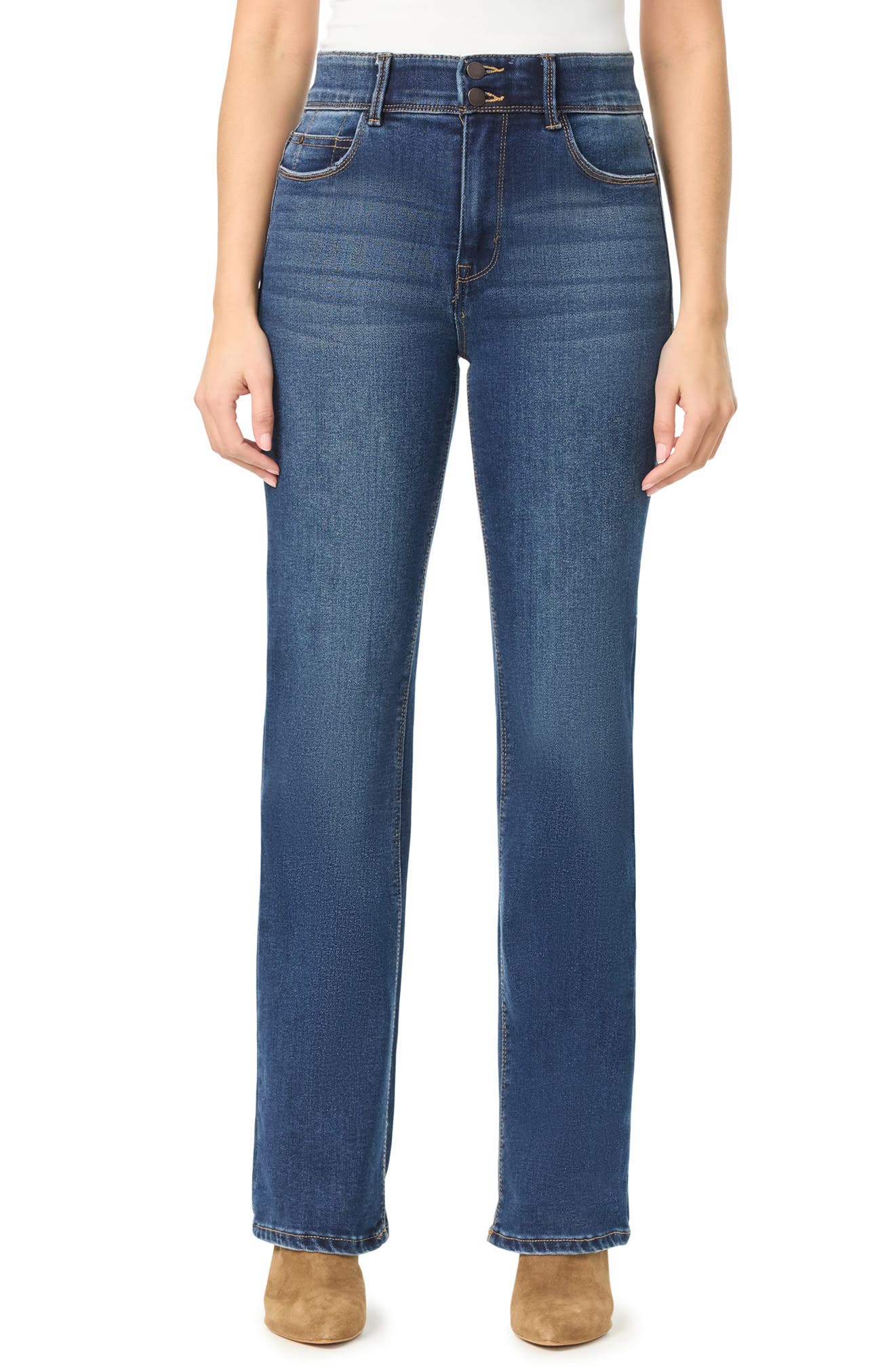 CURVE APPEAL Prem 32 Joslin HR Double Button Bootcut Jeans | Nordstromrack