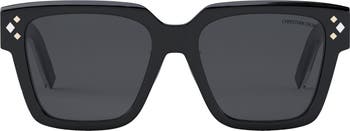 DIOR CD Diamond S3F 55mm Square Sunglasses | Nordstrom