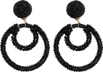 Panacea Beaded Orbital Drop Earrings | Nordstromrack