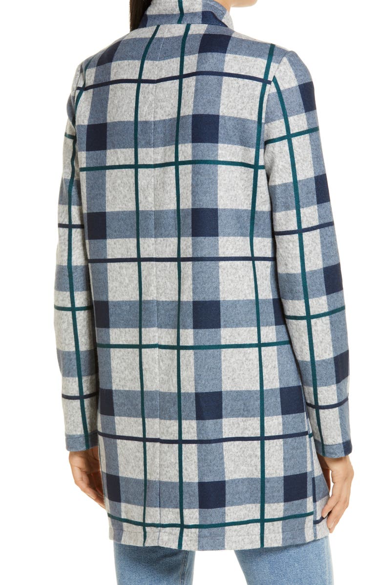 VERO MODA Katrine Check Brushed Jacket | Nordstrom