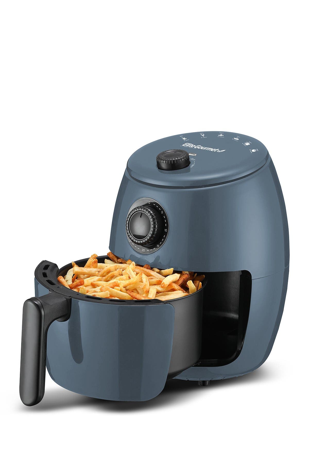 MAXI-MATIC Elite Gourmet 2.1qt Hot Air Fryer with Adjustable Timer and ...