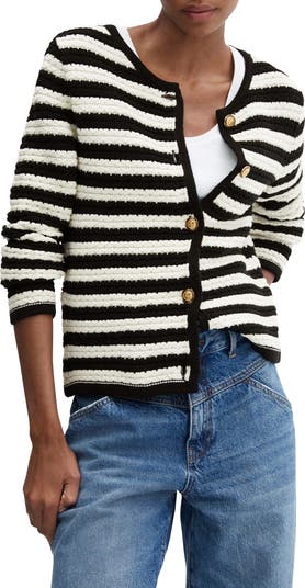 MANGO Stripe Cardigan | Nordstrom