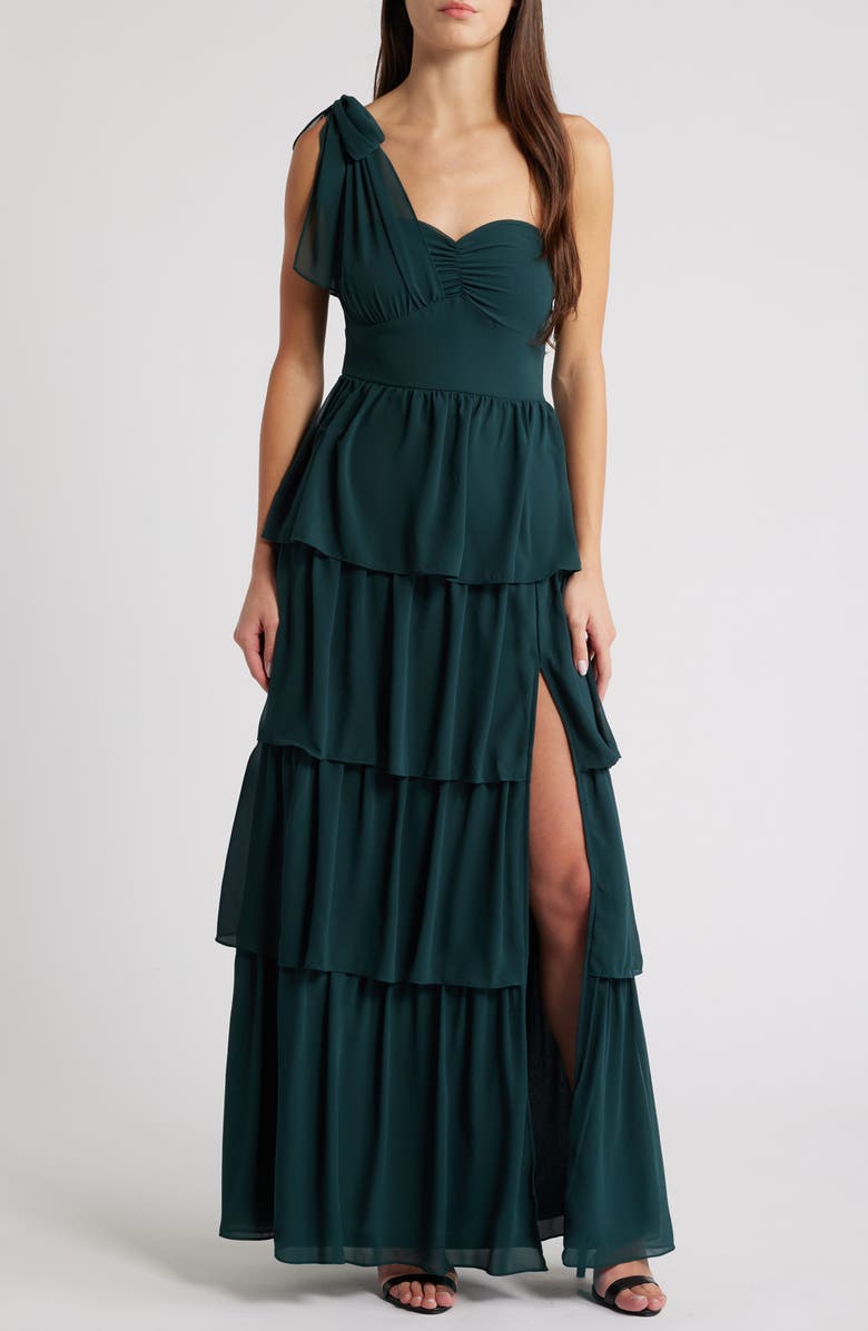 Lulus Elevated Vision Tiered Cocktail Dress | Nordstrom