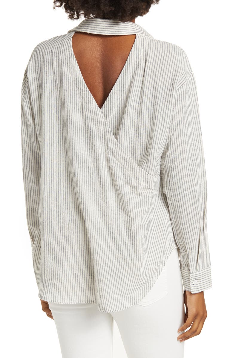 Heartloom Melanie Collared Cut-Out Blouse | Nordstromrack