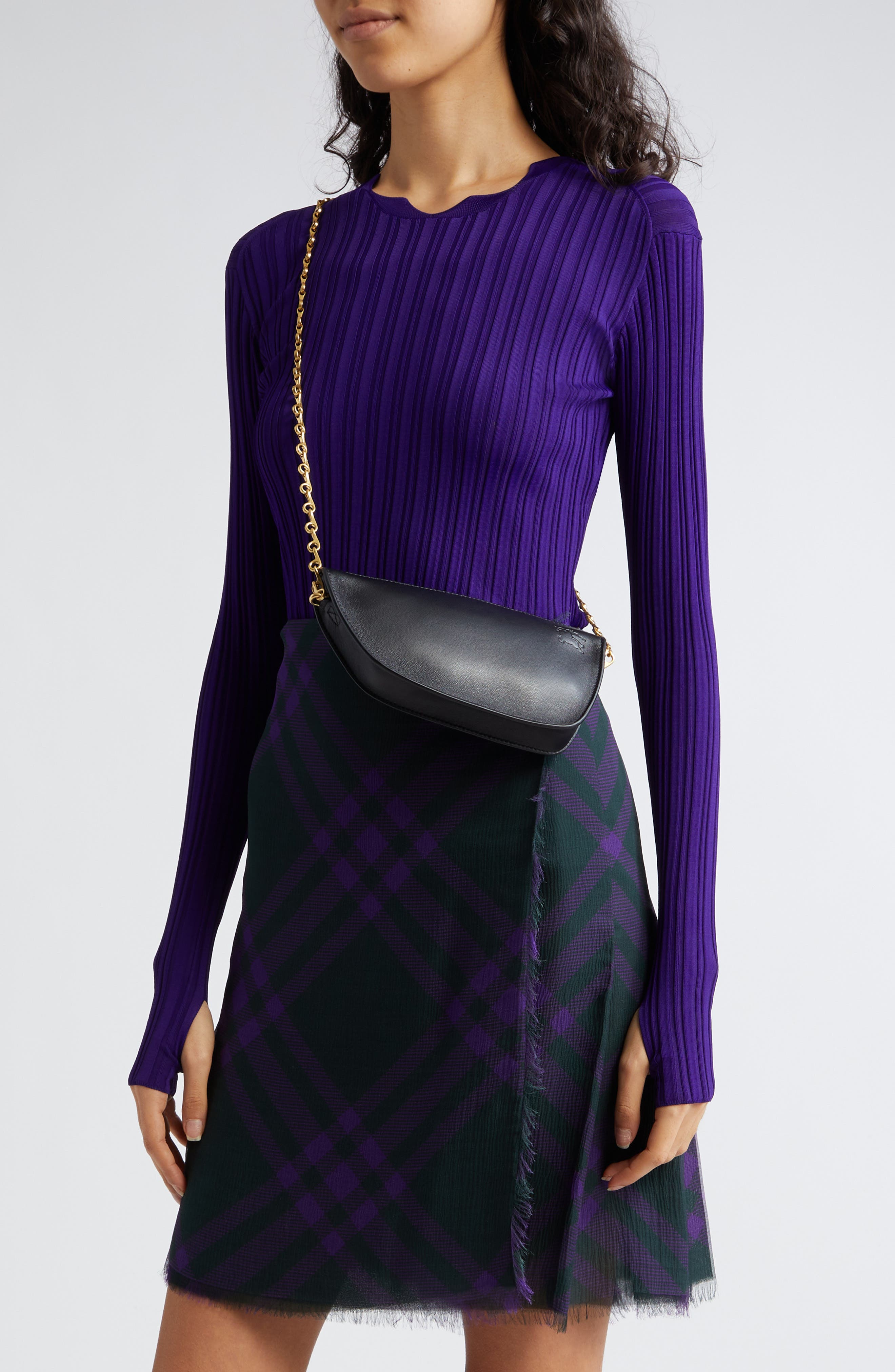 Burberry Micro Shield Leather Shoulder Bag | Nordstromrack