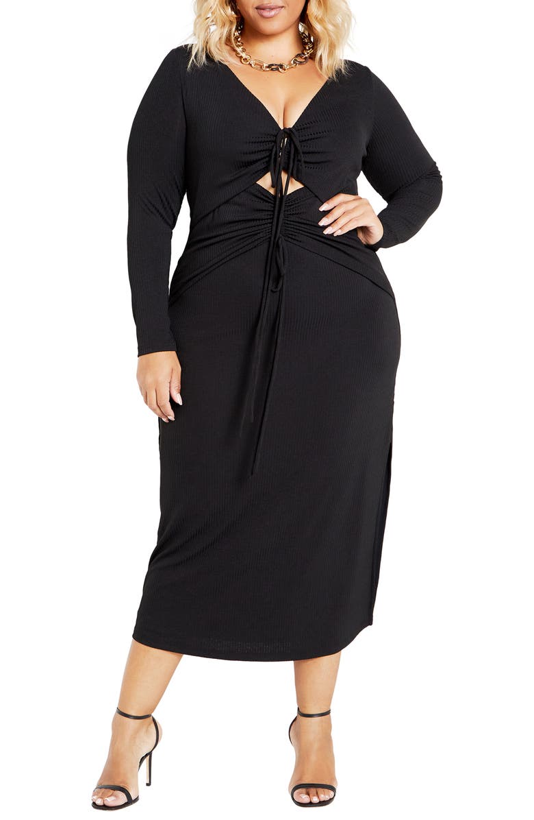 City Chic Blakely Long Sleeve Dress | Nordstromrack