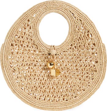 Jacquemus Le Petit Rond Spiaggia Raffia Handbag | Nordstrom