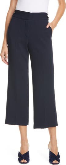Veronica Beard Aubrie Crop Wide Leg Pants | Nordstrom