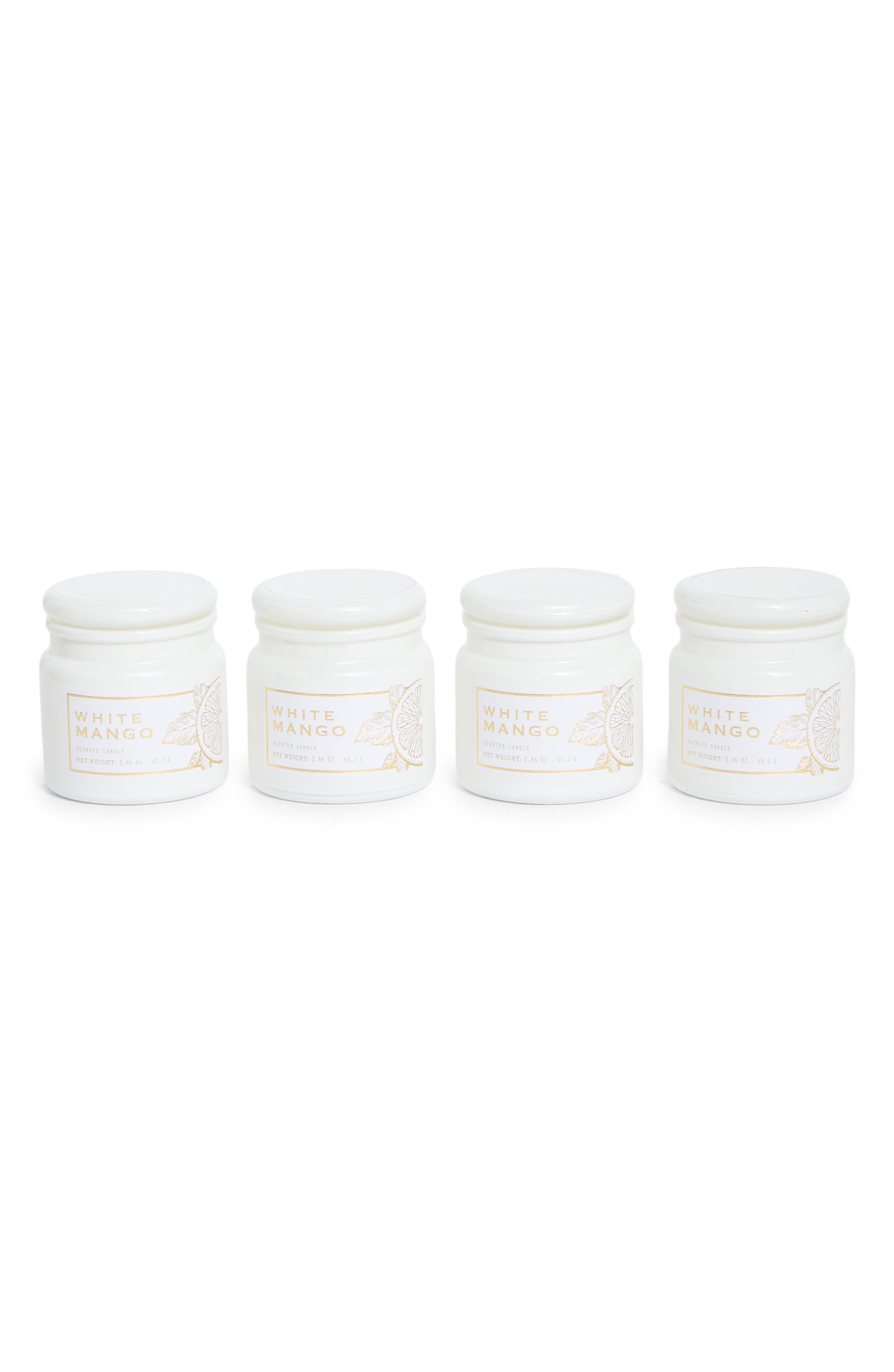 PORTOFINO CANDLES White Mango Set of 4 Mini Candles | Nordstromrack