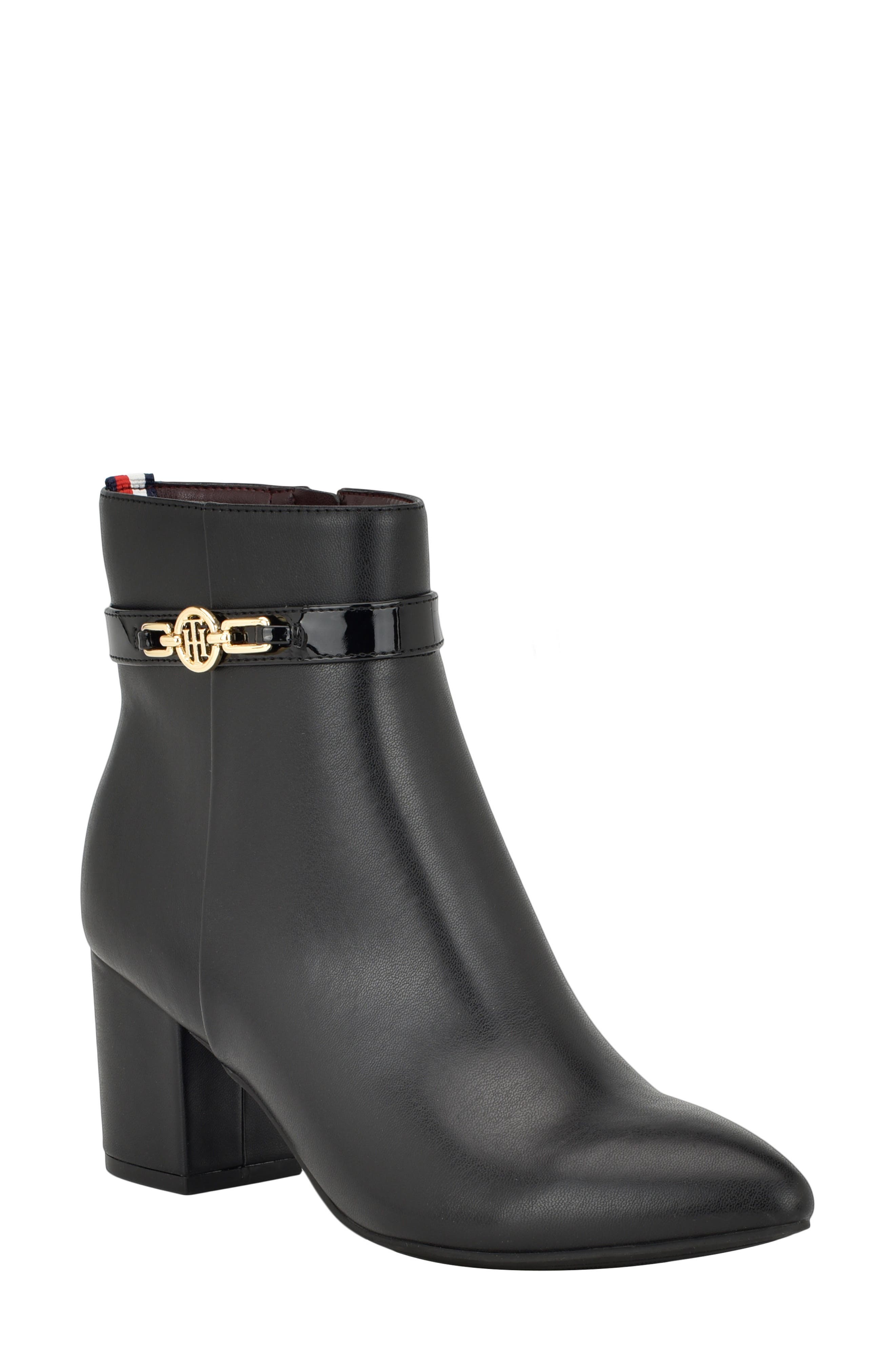 Tommy Hilfiger Hatly Block Heel Bootie (Women) | Nordstromrack