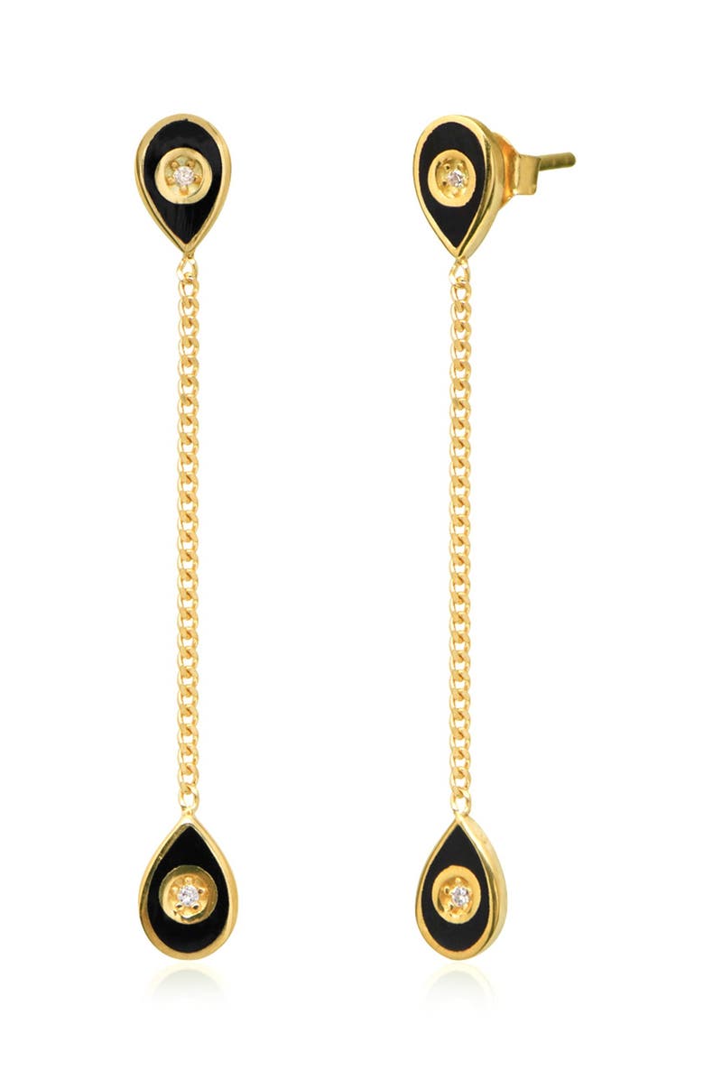 GABI RIELLE Double Evil Eye Drop Earrings | Nordstromrack