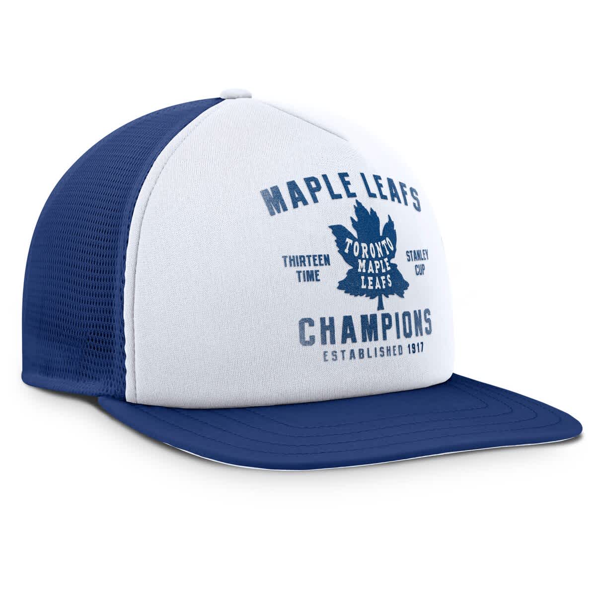 FANATICS Men's Fanatics White/Blue Toronto Maple Leafs Decades ...
