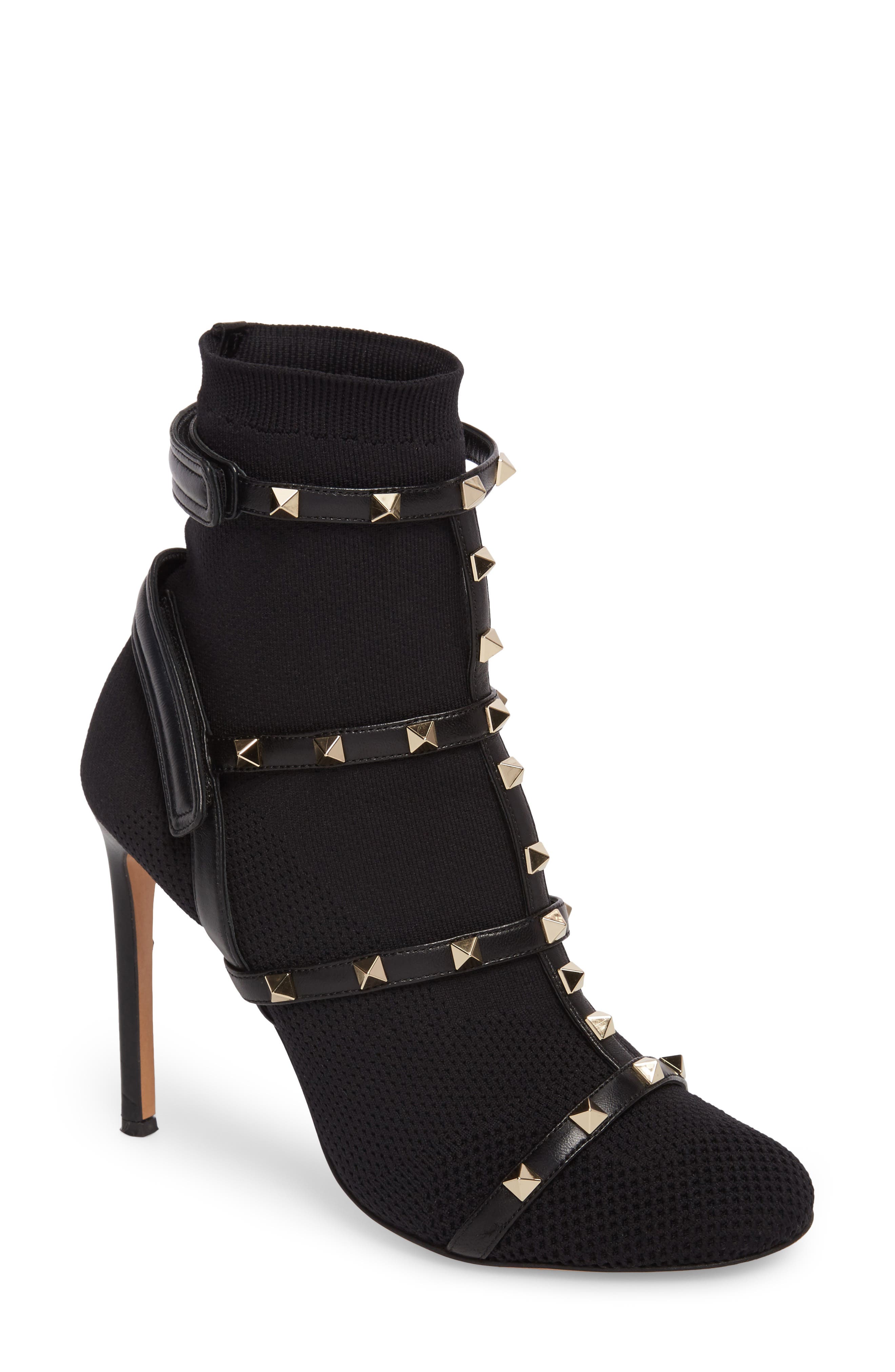Valentino Garavani Rockstud Bodytech Bootie (Women) | Nordstrom