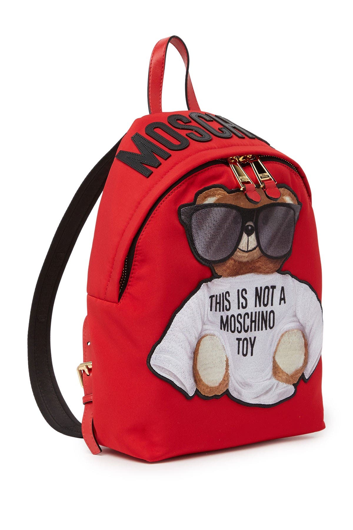 Moschino Teddy Bear Logo Two-Tone Backpack | Nordstromrack
