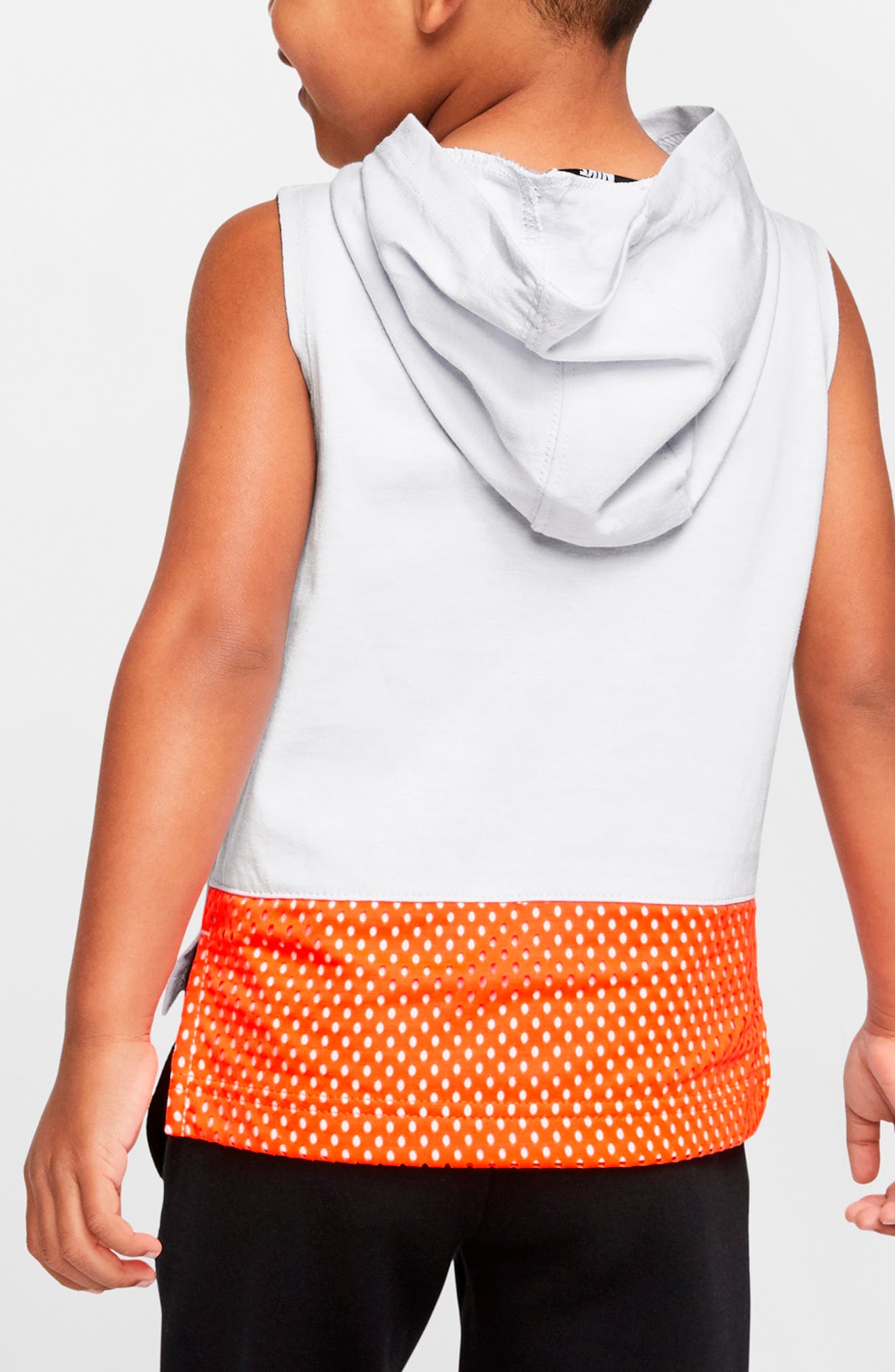 Nike Sportswear Mesh Panel Sleeveless Hooded Top | Nordstromrack
