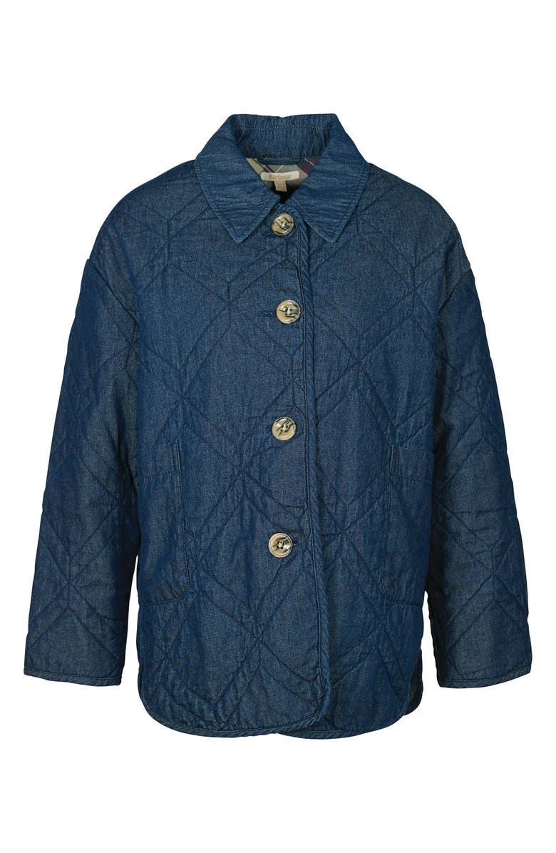 Barbour Barrhead Denim Quilted Shirt Jacket | Nordstromrack