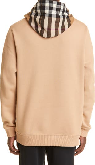 Burberry Check Cotton Blend Hoodie | Nordstrom Burberry Check Cotton Blend Hoodie | Nordstrom
