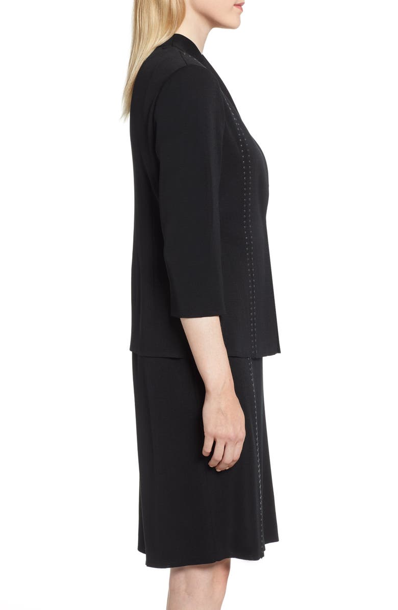 Ming Wang Stud Detail Knit Jacket | Nordstrom