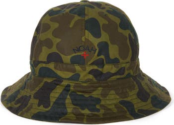 Barbour x Noah Duck Camo Waxed Bucket Hat | Nordstrom