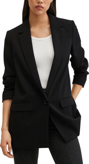 MANGO Flowy Suit Blazer | Nordstrom