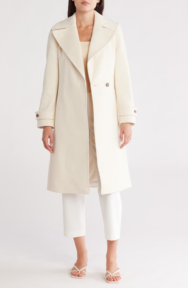 Reiss Structured Wool Blend Coat | Nordstromrack