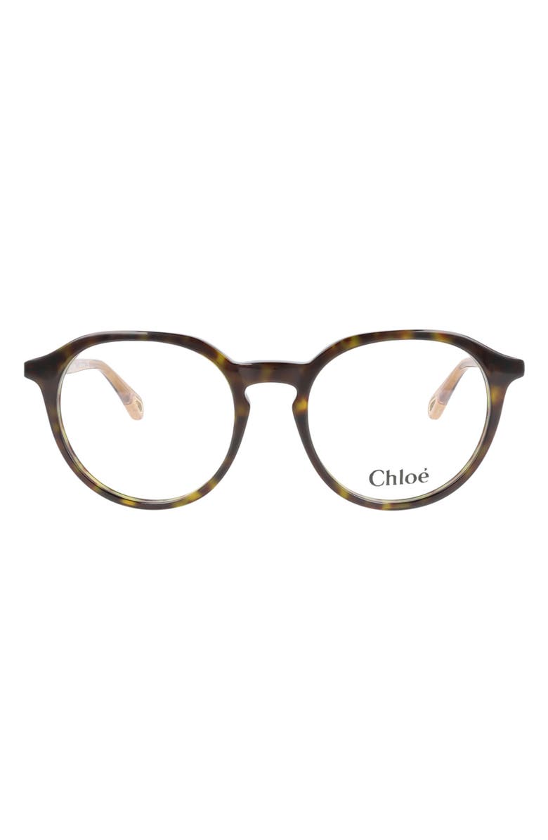 Chloé Core 47mm Round Optical Glasses | Nordstromrack