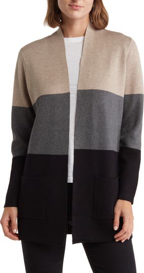 CYRUS Colorblock Long Sleeve Cardigan | Nordstromrack