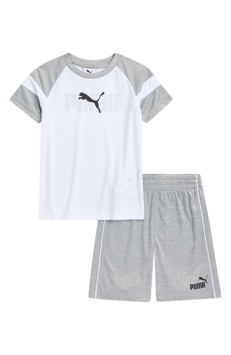 PUMA Kids' Interlock Graphic T-Shirt & Shorts Set | Nordstromrack