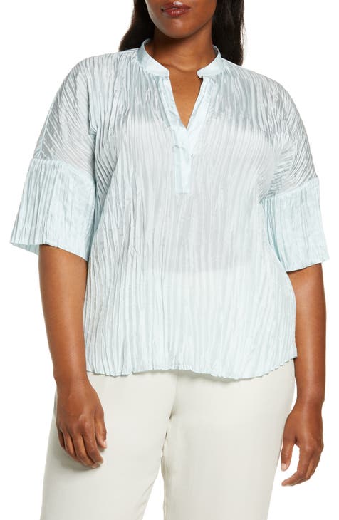 100% Silk Plus-Size Blouses | Nordstrom