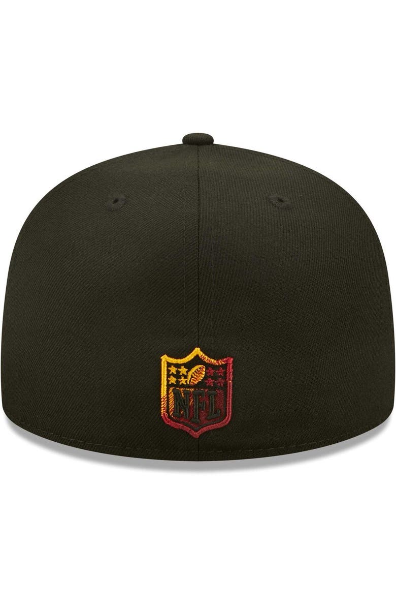 New Era Men's New Era Black Washington Commanders Color Dim 59FIFTY ...