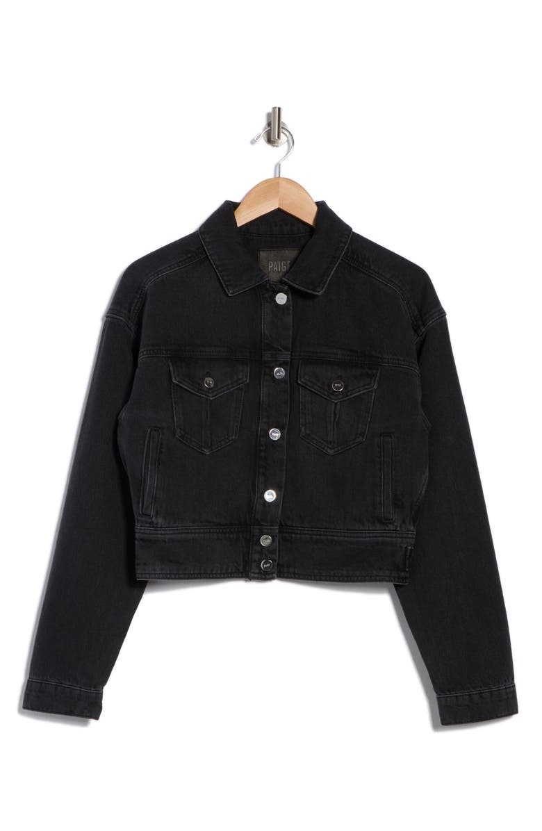 PAIGE Bree Crop Denim Jacket | Nordstromrack